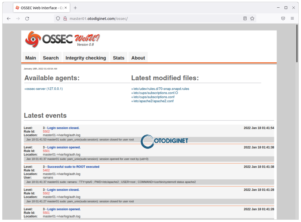 How To Install OSSEC HIDS Server On Ubuntu 20.04 LTS - bckinfo.com