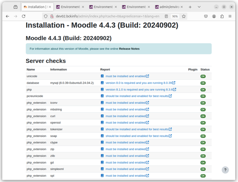 How to Install Moodle 4.4.3 on Ubuntu 24.04 : Step-by-Step Guide – bckinfo.com